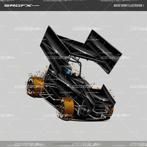 Micro Sprint Illustration 1 | SRGFX.com