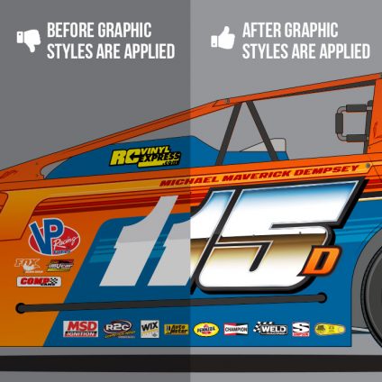 Racing Graphic Styles Pack 3 | School of Racing Graphics