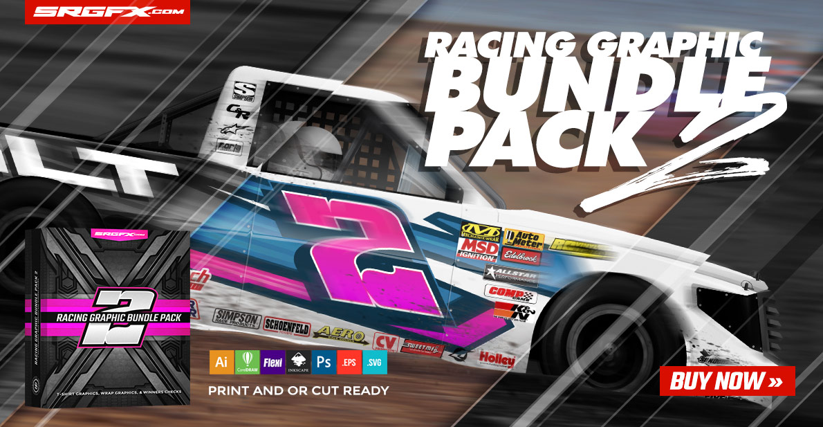 Vector Racing Graphics Bundle Pack 2