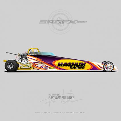 Jr. Dragster Template | School of Racing Graphics