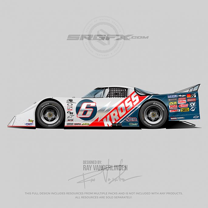 Kross 2020 Asphalt Outlaw Late Model | School of Racing Graphics