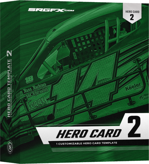 Hero Card Template 2 | SRGFX.com