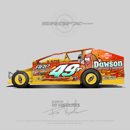 Sponsor Template Pack 4 | School of Racing Graphics