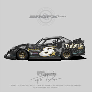 Crate Street Stock Template | School of Racing Graphics